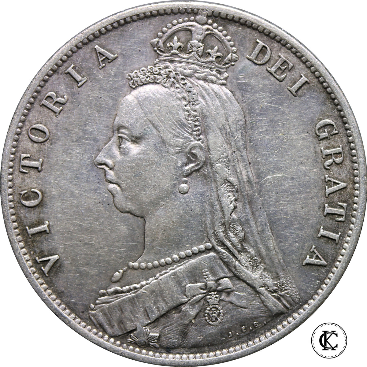 1888 Victoria Half Crown Jubilee head – Kos Coins