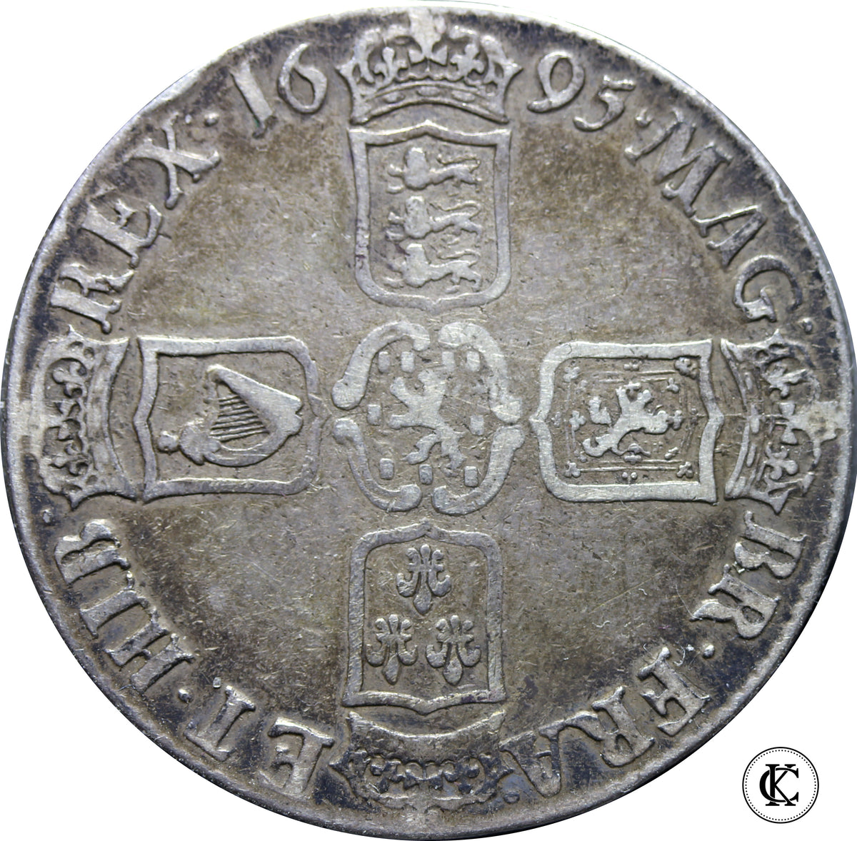 1695 Crown - William III OCTAVO – Kos Coins