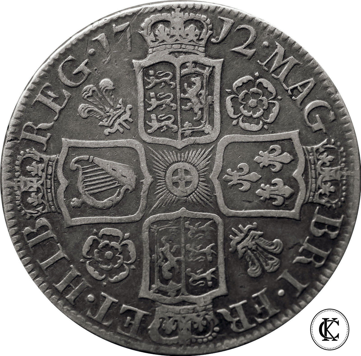 1712 Queen Anne Half Crown – Kos Coins