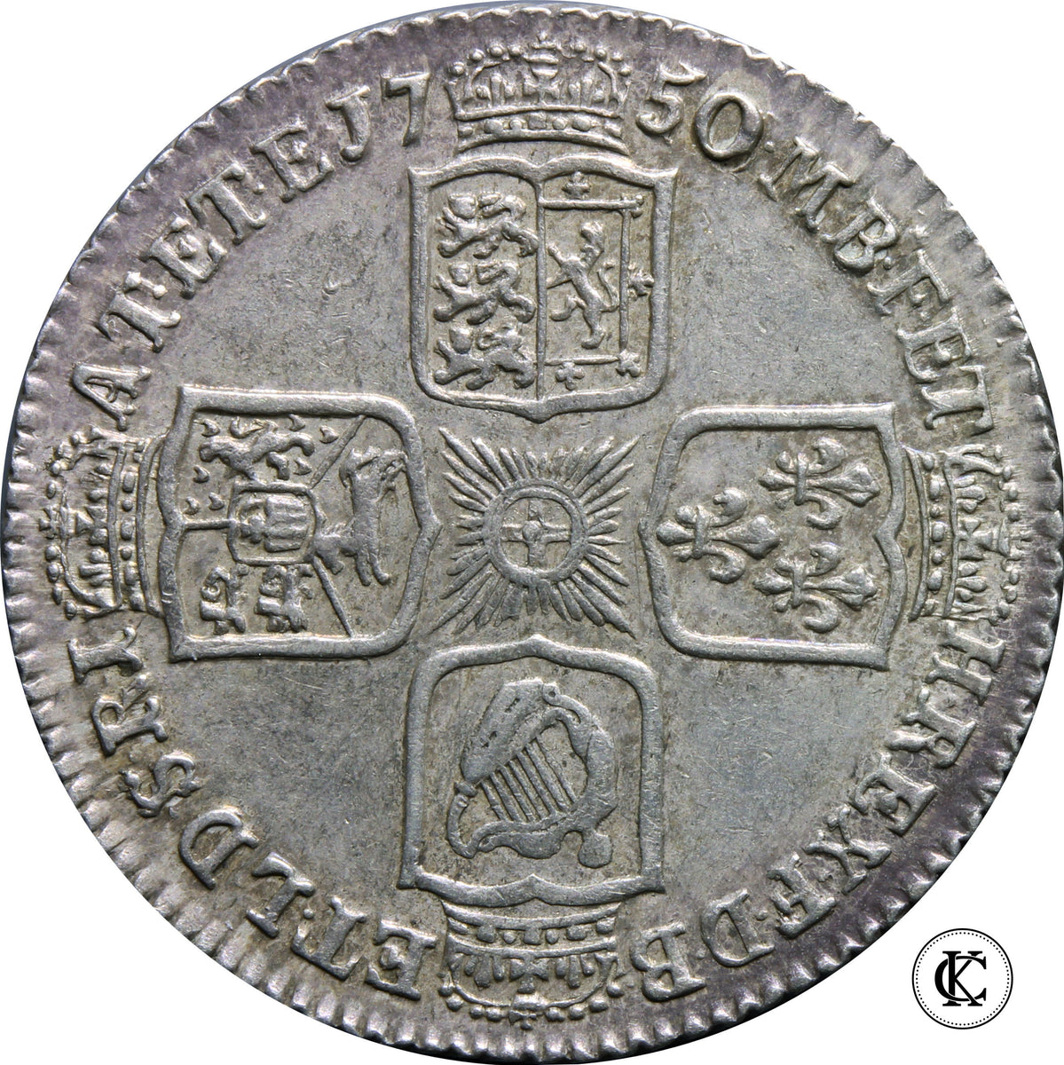 1750 George II SHILLING – Kos Coins