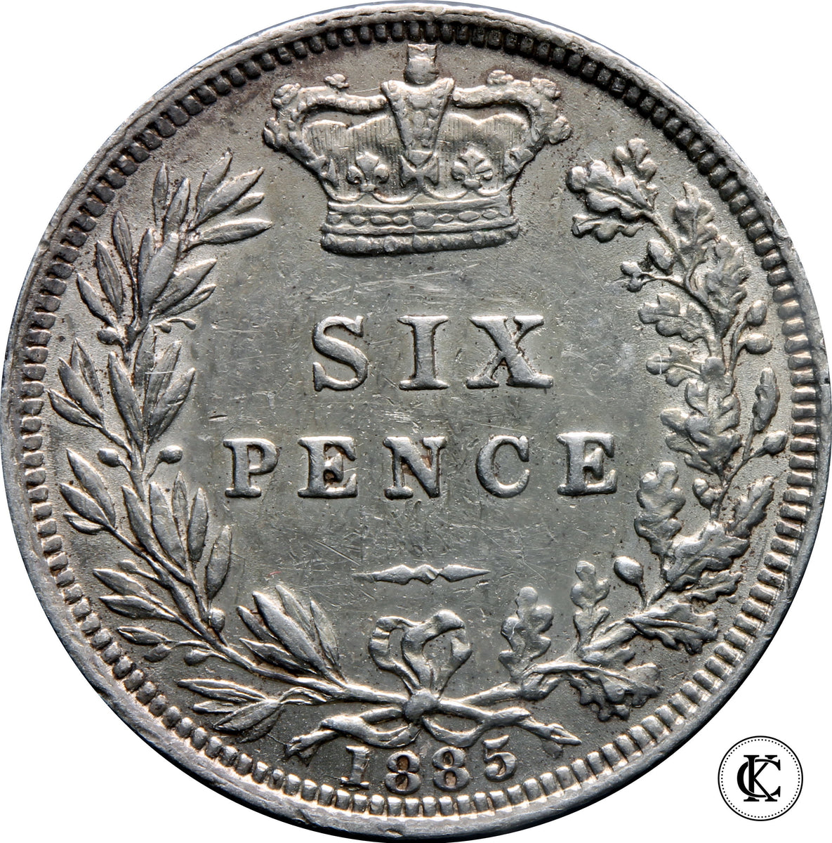 1885 Victoria Sixpence – Kos Coins