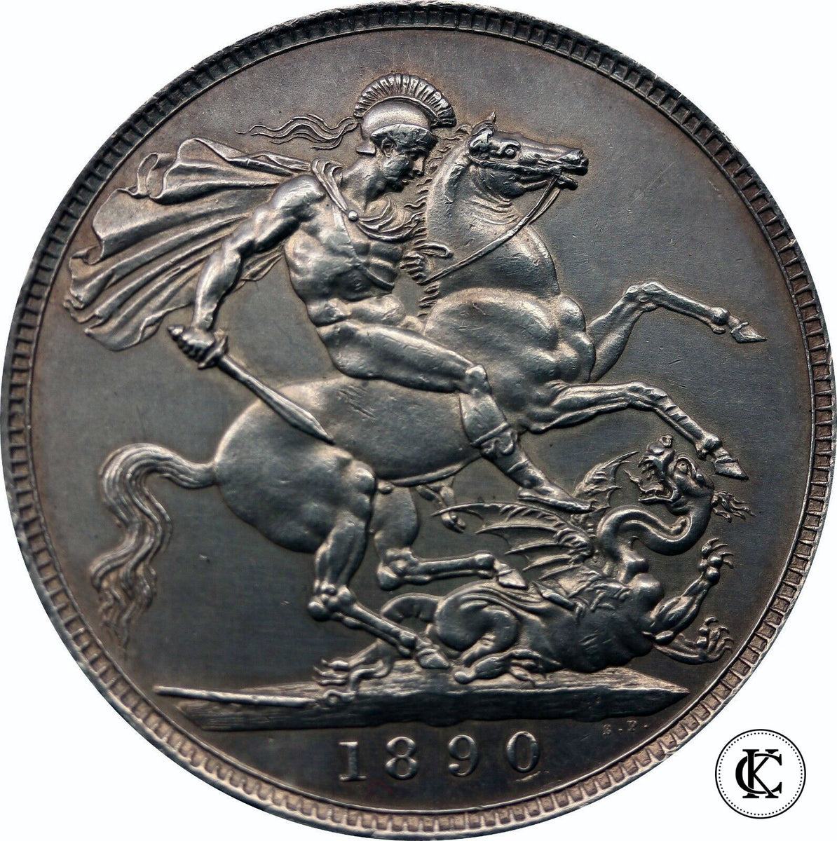 1890 Victoria Crown UNC Details – Kos Coins