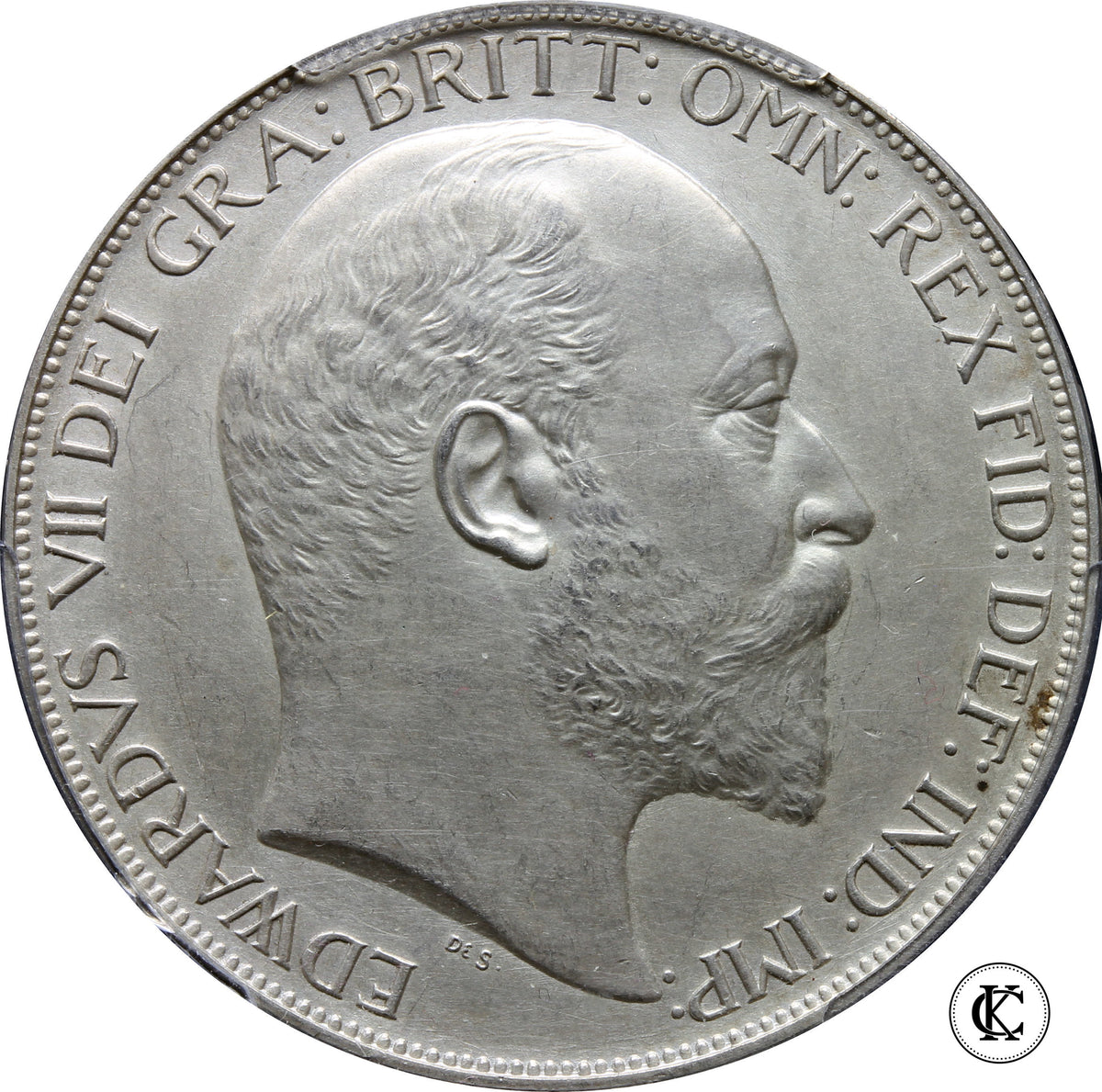 1902 British Edward VII Silver Matt Proof Crown – Kos Coins