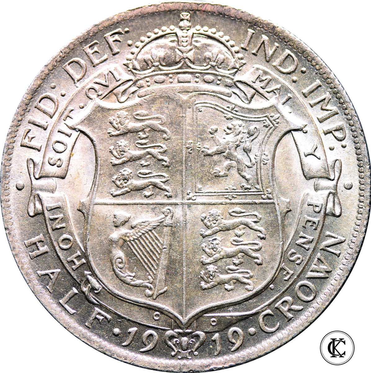 1919 George V Half Crown – Kos Coins